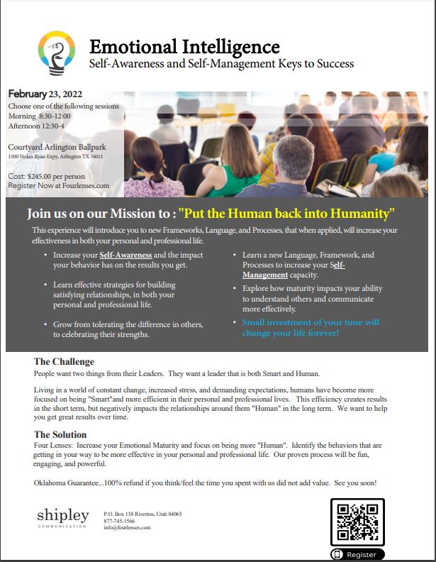 Shipley Communication Prepares to Host Two Emotional Intelligence ...